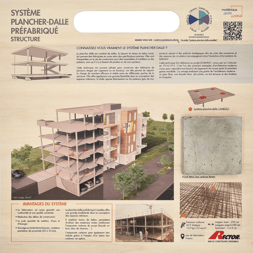 Notre structure plancher-dalle Caméléo : un outil pédagogique au service des étudiants ! | Rector